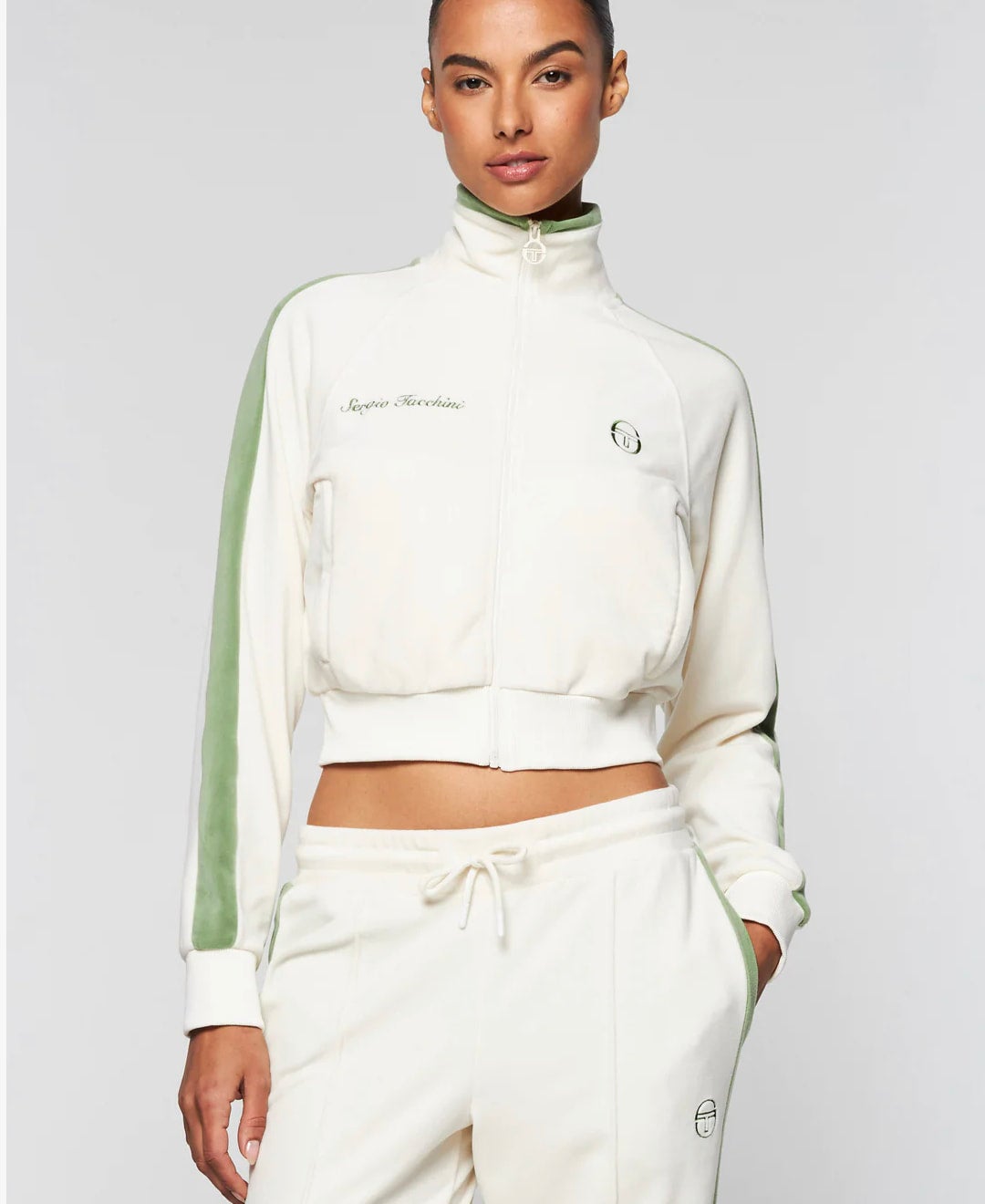 Sergio Tacchini Miss Carlotta Track Jacket Gardenia | Si Drip